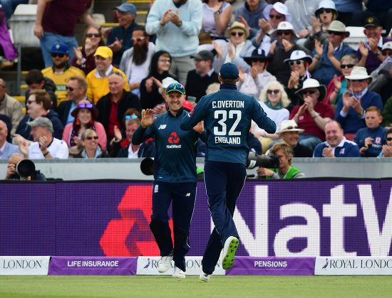 Jason Roy England Craig Overton Celebrate Editorial Stock Photo - Stock ...