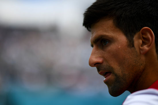 Novak Djokovic During His First Round Editorial Stock Photo - Stock ...
