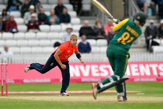 Katherine Brunt England Bowling Dane Van Editorial Stock Photo - Stock ...