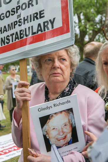 Gillian Mackenzie Whose Mum Gladys Richards Editorial Stock Photo ...