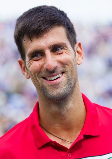 Novak Djokovic Srb Smiles After Winning Editorial Stock Photo - Stock ...