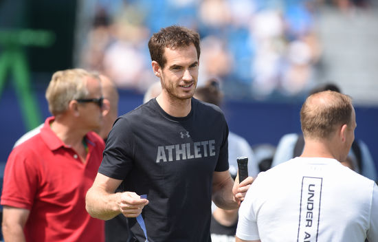 Andy Murray Looks Relaxed On Practice Editorial Stock Photo - Stock ...