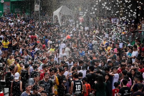 People Doused Water During Wattahwattah Festival Editorial Stock Photo ...