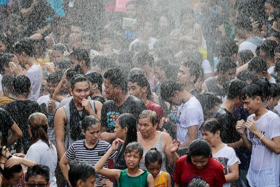 People Doused Water During Wattahwattah Festival Editorial Stock Photo ...