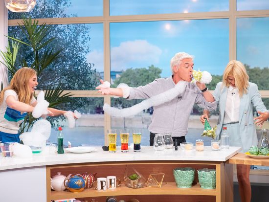 Maddie Moate Phillip Schofield Holly Willoughby Editorial Stock Photo ...