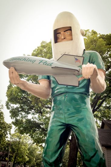 Gemini Giant Illinois Land Lincoln Launching Editorial Stock Photo ...