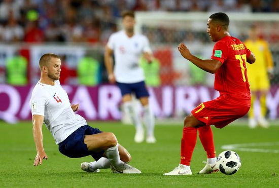 Eric Dier England Tackles Youri Tielemans Editorial Stock Photo - Stock ...