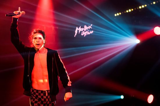 French Rapper Moha La Squale Performs Editorial Stock Photo - Stock ...