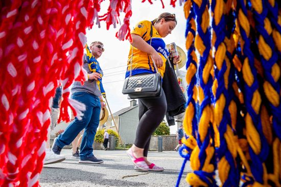 Cork Vs Clare Fans On Their Editorial Stock Photo - Stock Image ...