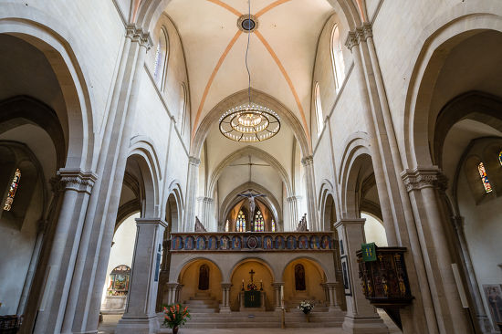 Interior Naumburg Cathedral Seen Naumburg Germany Editorial Stock Photo ...