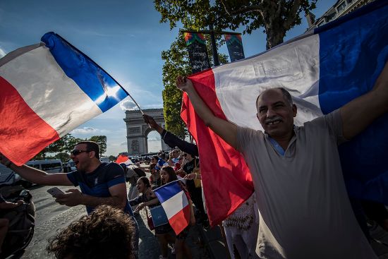 French Supporters Celebrate Frances Victory After Editorial Stock Photo ...