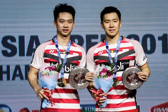 Markus Renaldi Gideon R Kevin Sanjaya Editorial Stock Photo - Stock ...