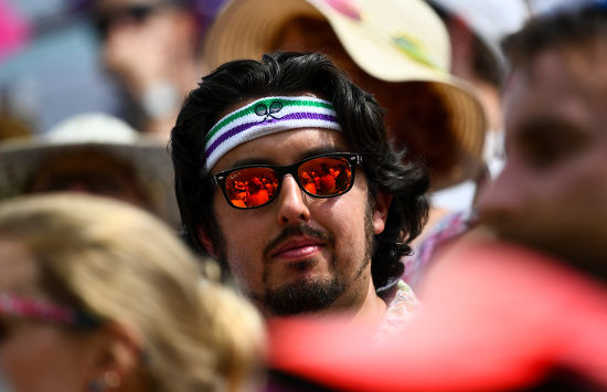Spectator Wimbledon Head Band Editorial Stock Photo - Stock Image ...