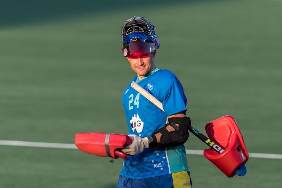 Goalkeeper Tyler Lovell Australia During Champions Editorial Stock ...