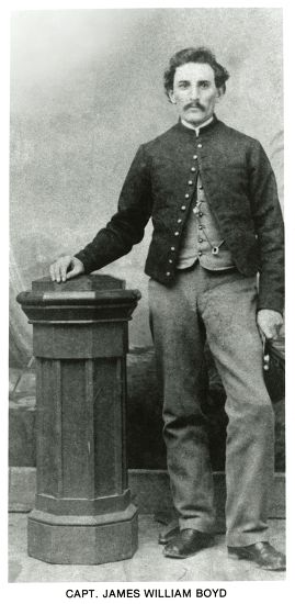 Captain James William Boyd 18221866 Confederate Editorial Stock Photo ...