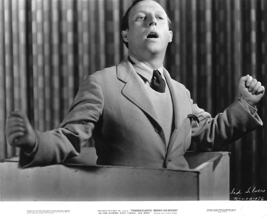 Sid Silvers Publicity Portrait Film Transatlantic Editorial Stock Photo ...