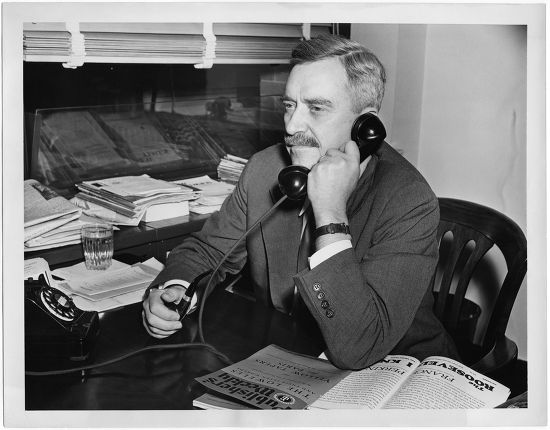 Earl Browder Former Communist Party General Editorial Stock Photo ...