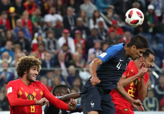 Raphael Varane 2r France Goes Header Editorial Stock Photo - Stock ...