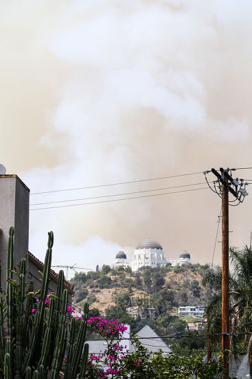 View Griffith Park Fire Fire Prompted Editorial Stock Photo - Stock ...