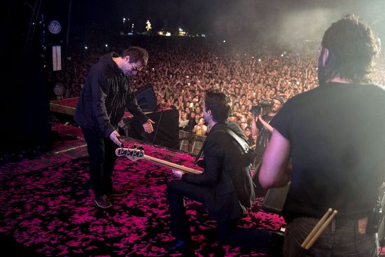 Killers Liam Gallagher Brandon Flowers Ronnie Editorial Stock Photo ...