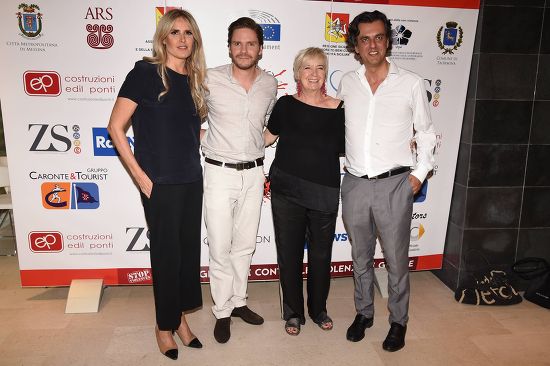 Daniel Bruhl Tiziana Rocca Michel Curatolo Editorial Stock Photo ...