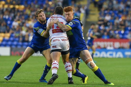 Harvey Livett Daryl Clark Warrington Wolves Editorial Stock Photo ...
