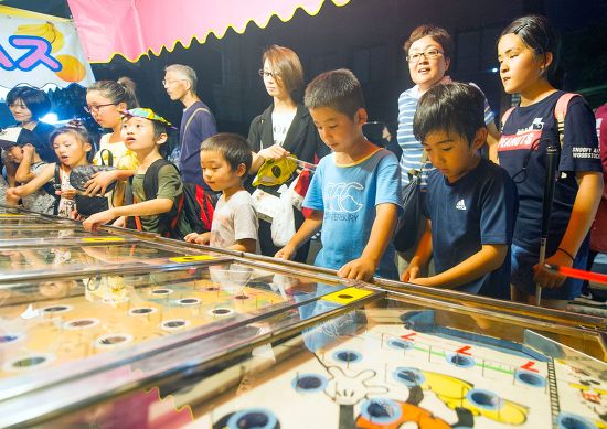 Japanese Children Play Traditional Games During Editorial Stock Photo ...