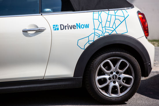 Car Drive Now Car Sharing App Editorial Stock Photo - Stock Image ...