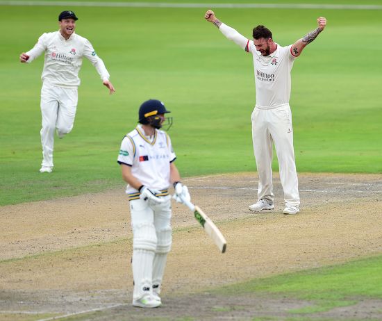 Jordan Clarke Celebrates Wicket Kane Williamson Editorial Stock Photo ...