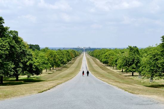 People Walk Long Walk By Parched Editorial Stock Photo - Stock Image ...