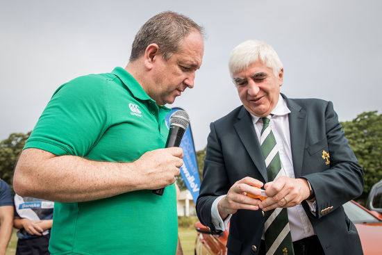 Justin Deegan Tony Obeirne Announce Winner Editorial Stock Photo ...