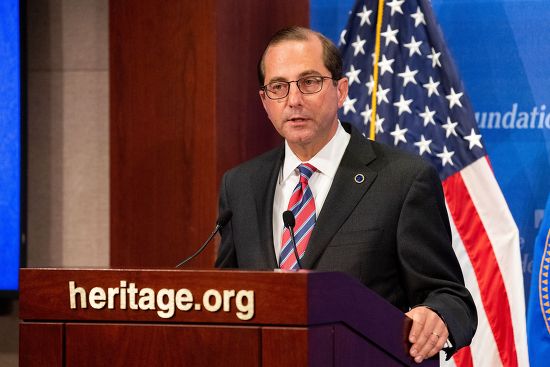 Alex Azar Secretary Us Department Health Editorial Stock Photo - Stock ...