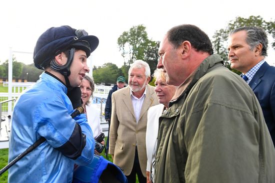 Jockey Charles Bishop Speaks Connections Nicklaus Editorial Stock Photo ...