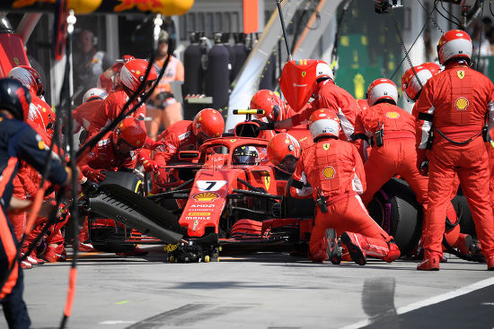 Finnish Formula One Driver Raikkonen Scuderia Editorial Stock Photo ...