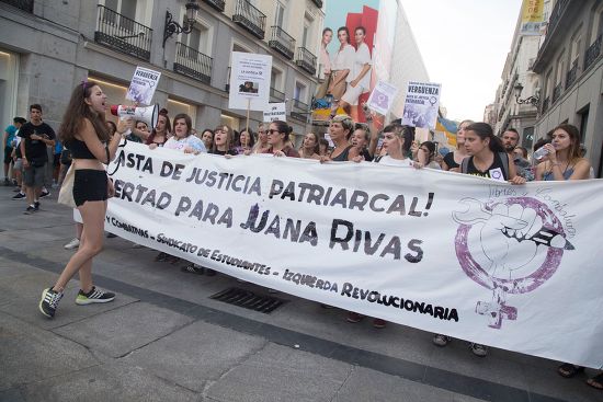 Feminist Women Seen Holding Huge Banner Editorial Stock Photo - Stock ...