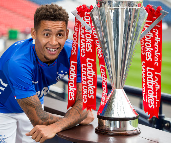 Rangers James Tavernier Spfl Trophy Editorial Stock Photo - Stock Image ...