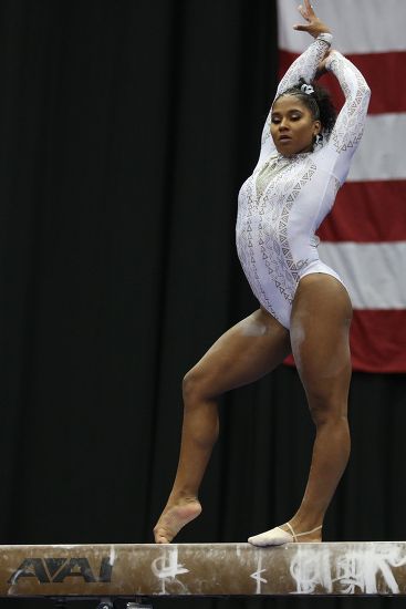 Gymnast Jordan Chiles Competes During Gk Editorial Stock Photo - Stock ...
