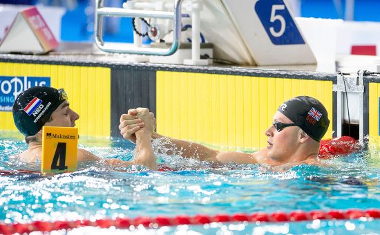 Great Britains Adam Peaty Races New Editorial Stock Photo - Stock Image ...