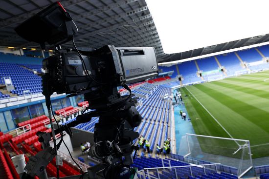 Tv Cameras Set Before Kick Off Editorial Stock Photo - Stock Image ...