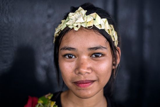 Malaysian Indigenous Woman Temuan Tribe Poses Editorial Stock Photo ...