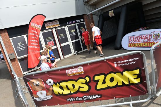 Boro Kids Zone During Stevenage Vs Editorial Stock Photo - Stock Image ...