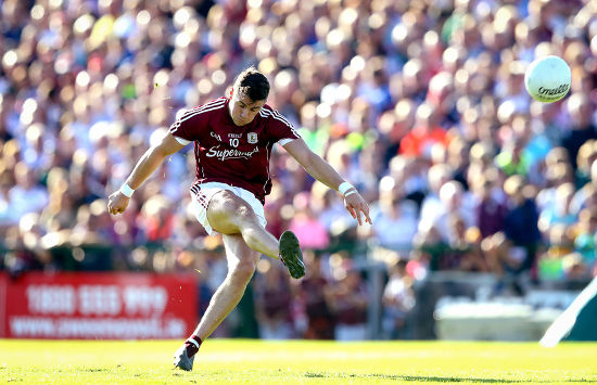Galway Vs Monaghan Galways Shane Walsh Editorial Stock Photo - Stock ...