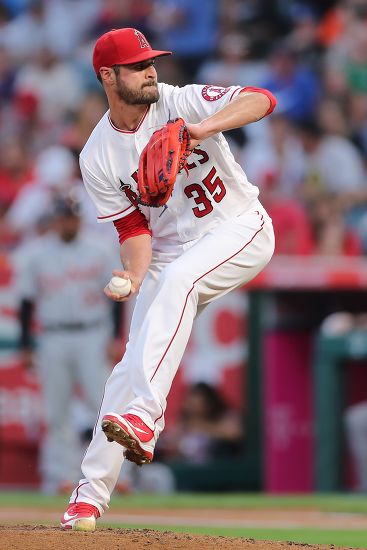 Los Angeles Angels Starting Pitcher Nick Editorial Stock Photo - Stock ...