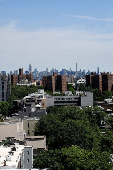 Manhatten View Hotel Room Window Brooklyn Editorial Stock Photo - Stock ...