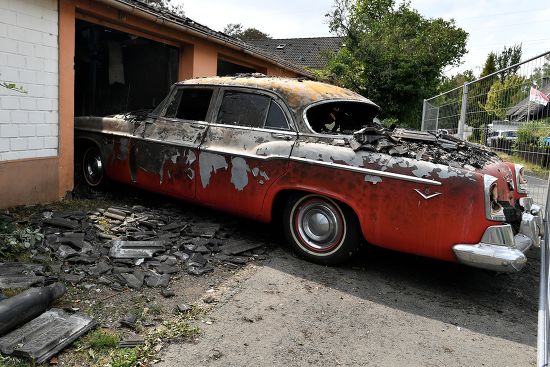 General View Gutted Cars Following Fire Editorial Stock Photo - Stock ...