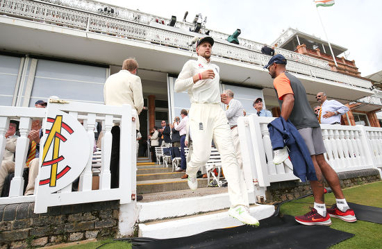 Englands Joe Root Captain Leads Out Editorial Stock Photo - Stock Image ...