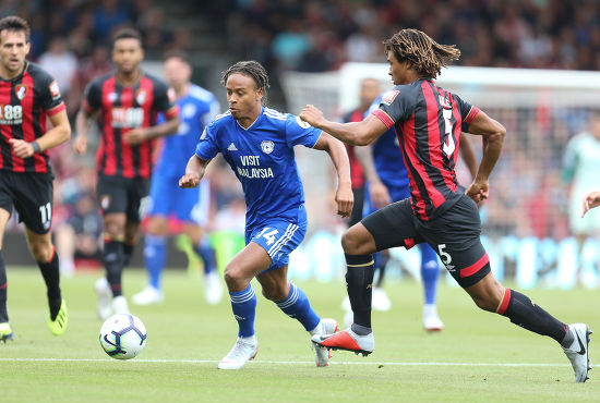 Bobby Reid Cardiff City Challenged By Editorial Stock Photo - Stock ...