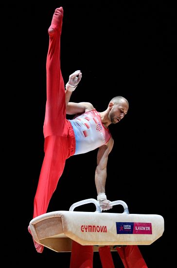 Robert Seligman Croatia Competes On Pommel Editorial Stock Photo ...