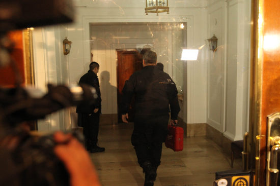 Police Officers Enter Apartment Building Recoleta Editorial Stock Photo ...