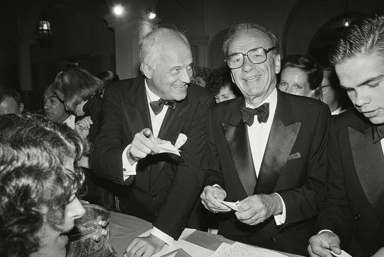 Jimmy Goldsmith Rupert Murdoch Editorial Stock Photo - Stock Image ...